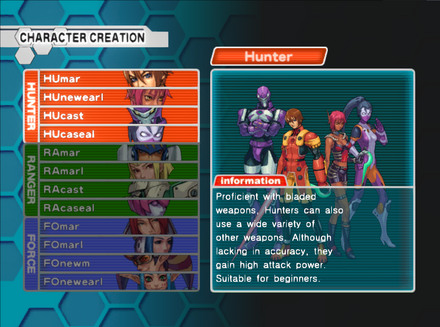 Classes - Ephinea PSO Wiki